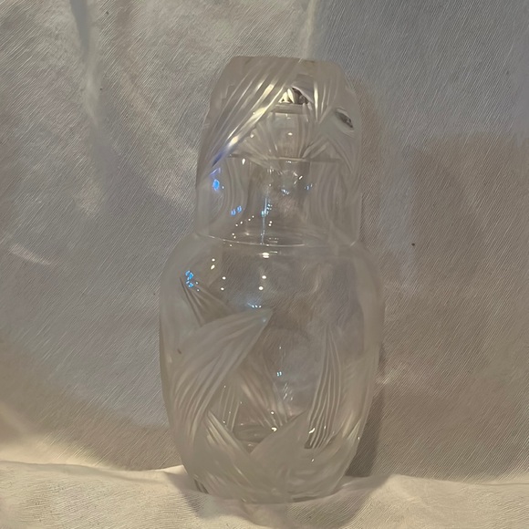 Vintage | Dining | Crystal Tumble Up Bedside Water Carafe | Poshmark